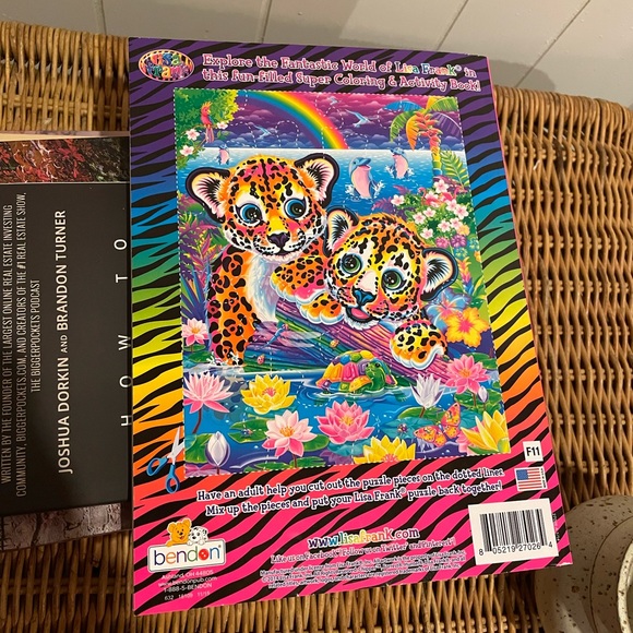 Lisa Frank | Toys | Lisa Frank Activity And Coloring Book With Stickers ...